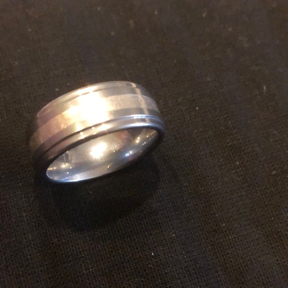 Triton | Accessories | Mens Tungsten And Platinum Ring | Poshmark